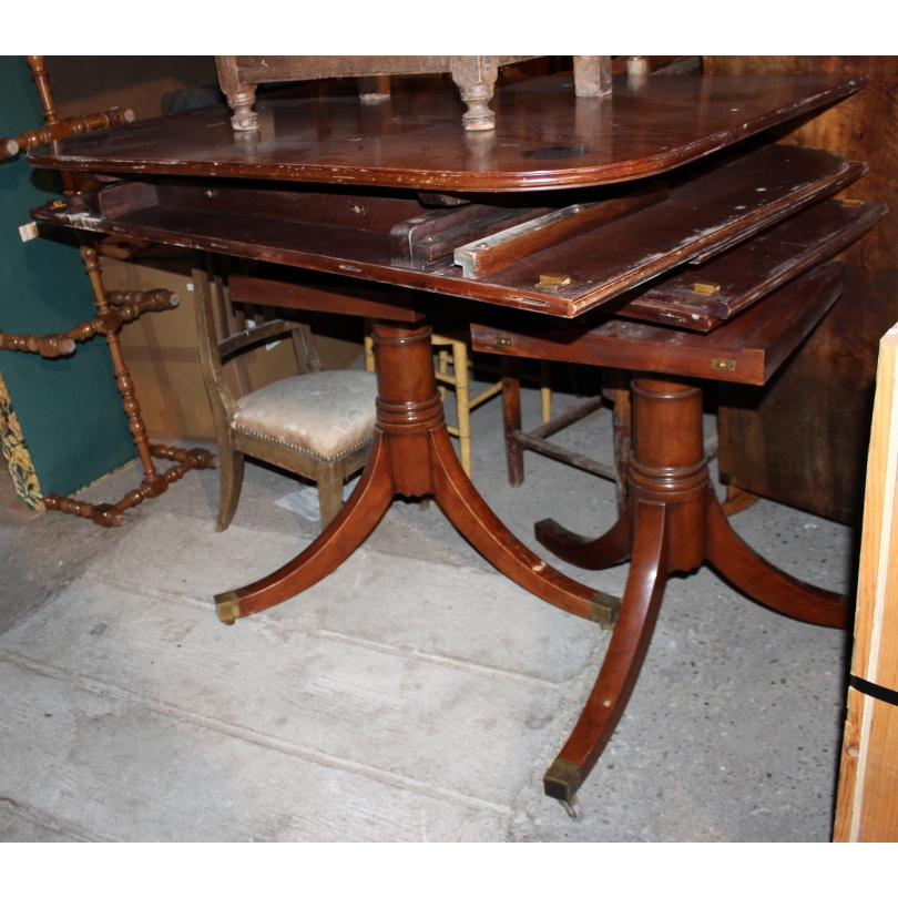 Table de salle à manger en acajou - Moinat SA - Antiquités décoration